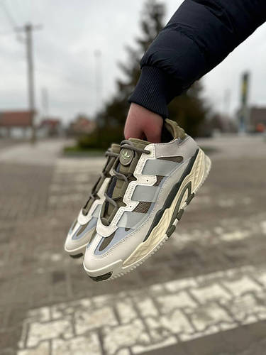 Купить Мужские кроссовки Adidas Niteball Off White/Orbit Green/Magnet ...