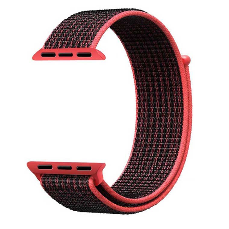 Ремешок Apple Watch Nylon Loop 42mm 10, Red Black — Купить Недорого на ...