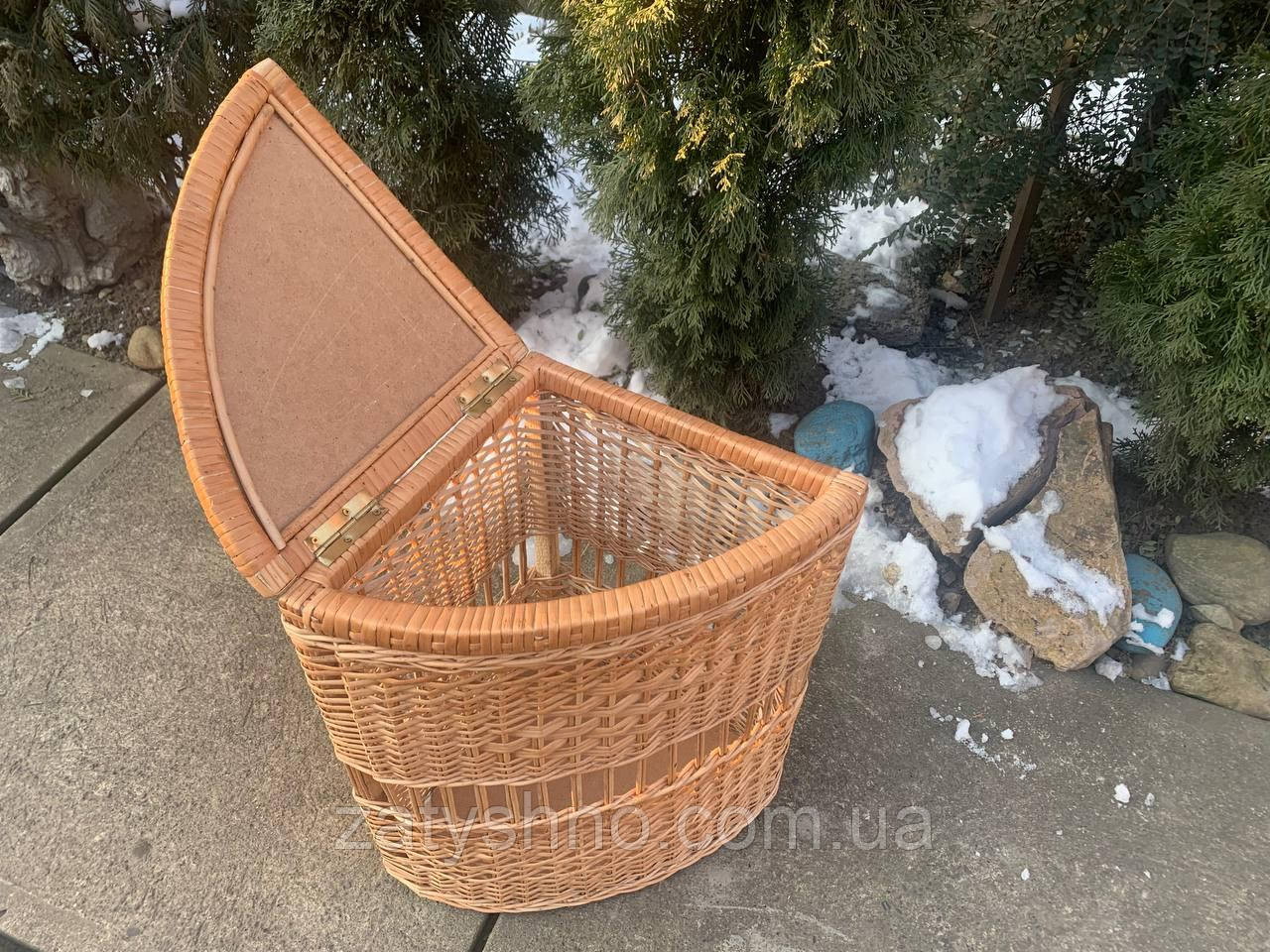 Купити Кошики плетені кутові з лози для білизни ціна 1530 грн Prom