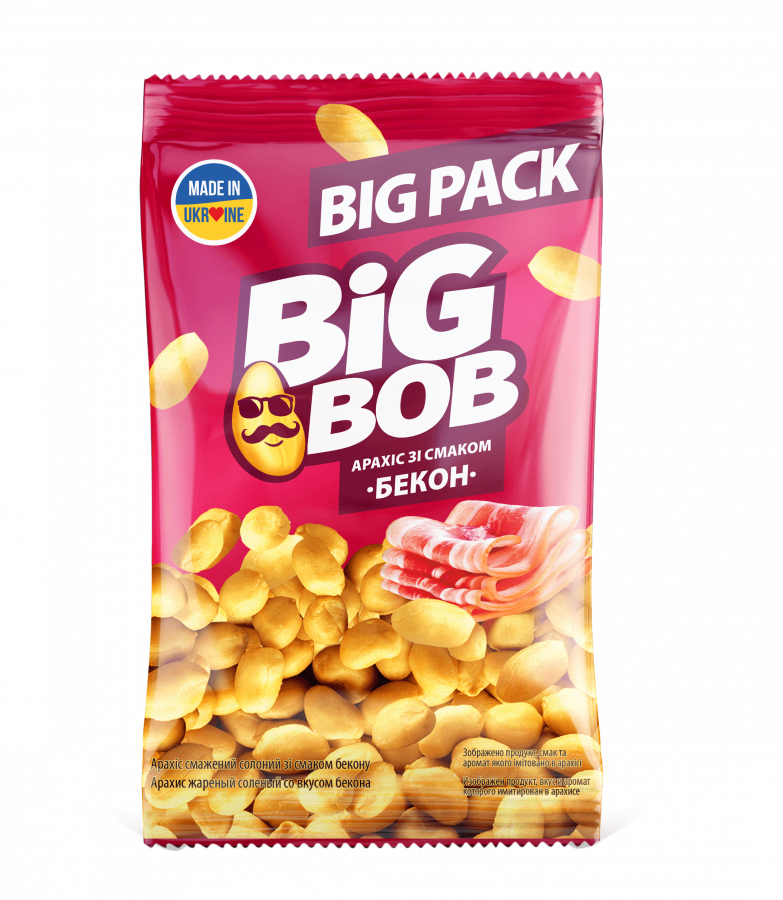 Арахіс Біг Боб Big Bob Бекон 120г (ID#1774473371), ціна: 42 ₴, купити ...