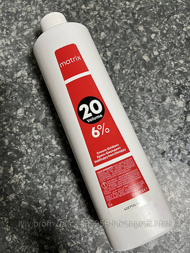 Matrix Cream Oxydant 20 Vol. 6% Крем-окисник (6%) 1000 ml (ID ...