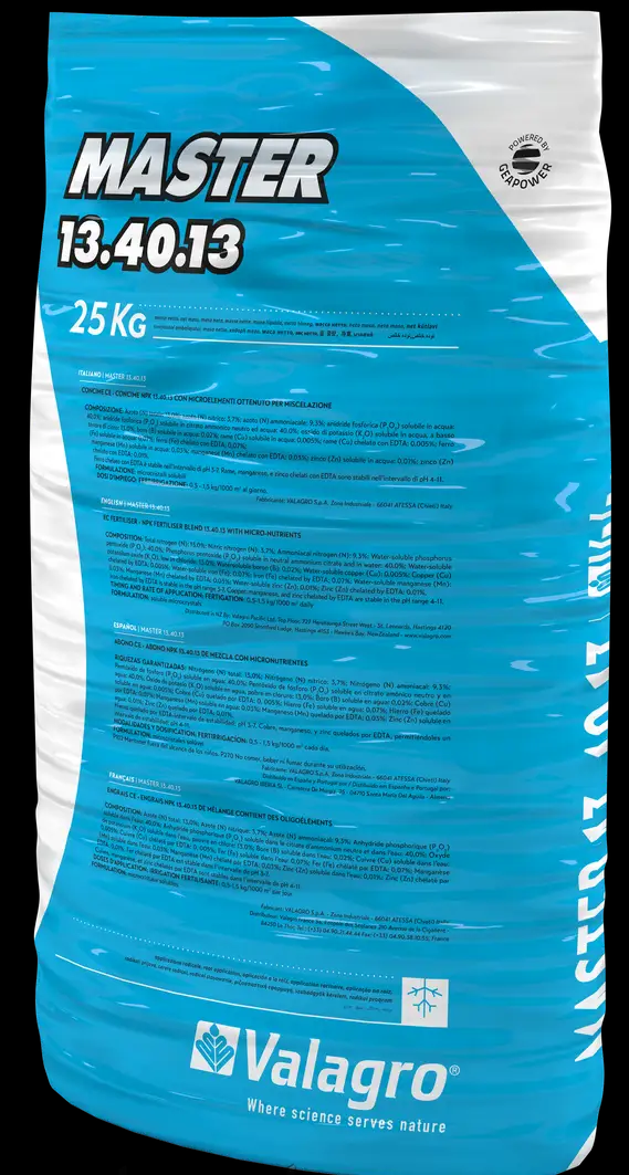 Master (Мастер), NPK 13-40-13, Valagro 25 кг: продаж, ціна у Києві. Комплексні добрива від ...