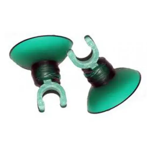 Присоска зелена, 28 мм, з кріпленням під розпилювач 7 мм. Силіконова ...
