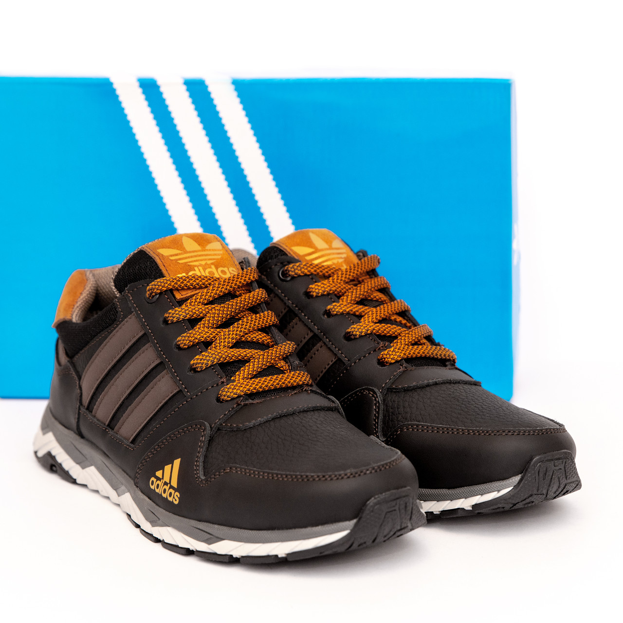 Мужские кожаные кроссовки Adidas 40-45 (ID#1764606555), цена: 1530 ...