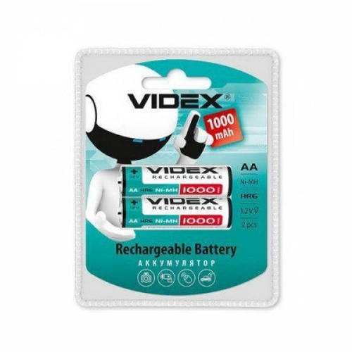 Батарейка щелочная Videx AA 1000 mAh 2шт Ni-MH, цена 161 грн — Prom.ua ...