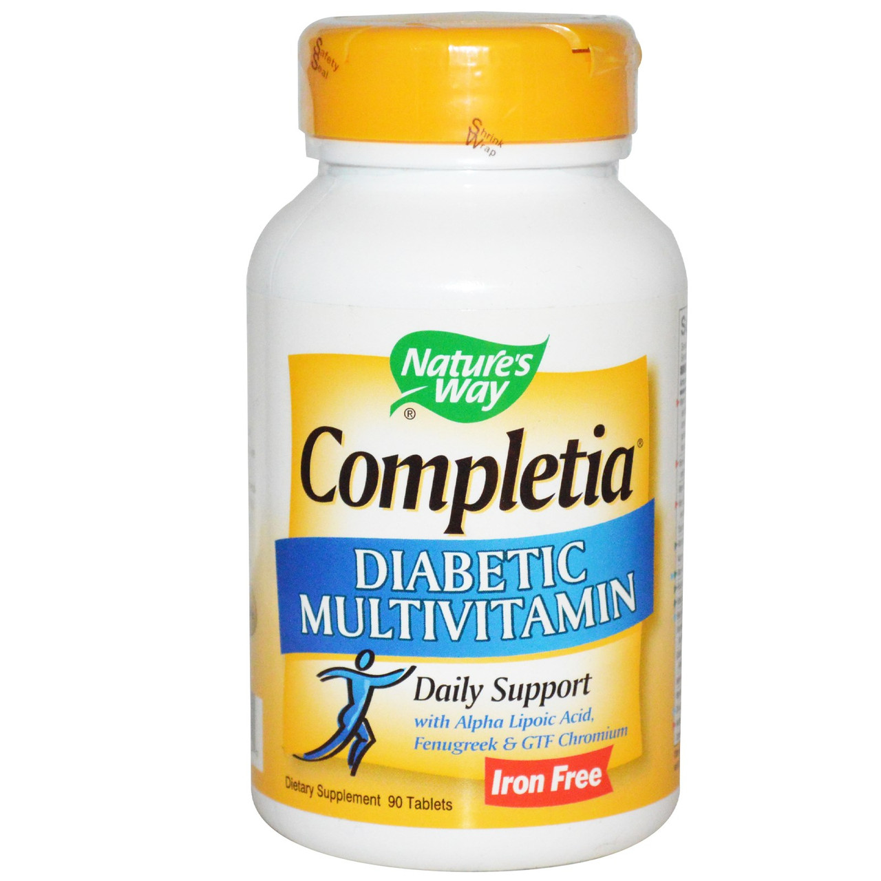 Витамины для диабетиков Nature's Way, Completia, без железа, 90 ...