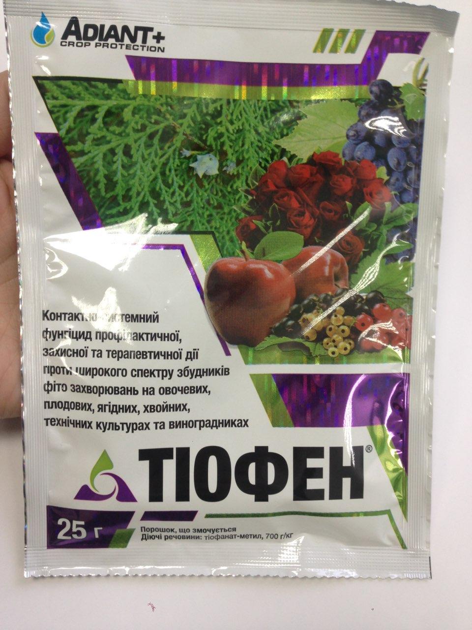Купить Фунгицид Тиофен 25г., цена 29 ₴ — Prom.ua (ID#1774826082)