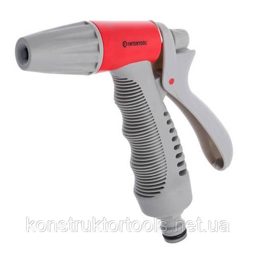 Пистолет-распылитель для полива с плавной регулировкой потока воды INTERTOOL GE-0015, цена: 99 ...