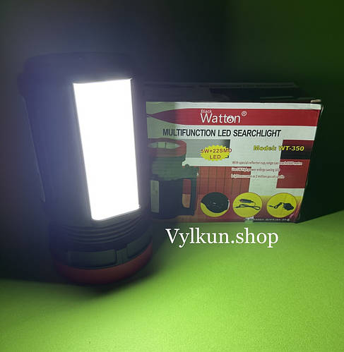 Переносной аккумуляторный фонарь WATTON WT-350 с power bank (ID#1775022656), цена: 700 ₴, купить ...