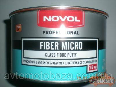 Шпатлівка NOVOL Fiber micro з мікро-скловолокном 1,0 кг. (ID#1775035939), ціна: 467.80 ₴, купити ...