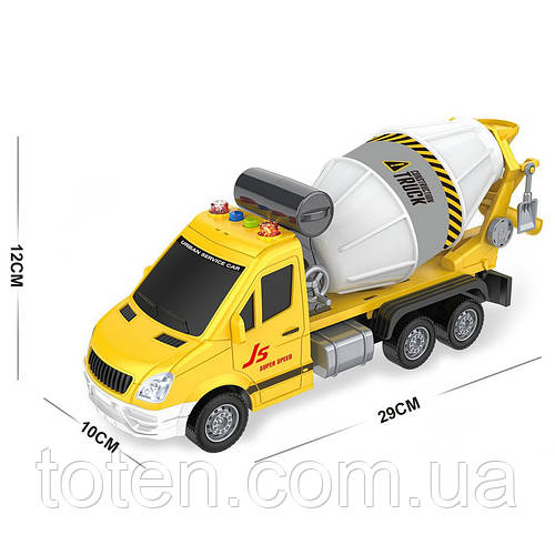 Купить Машина инерционная "Бетономешалка" СИНЯЯ арт. JS 132 / 132 A топ ...