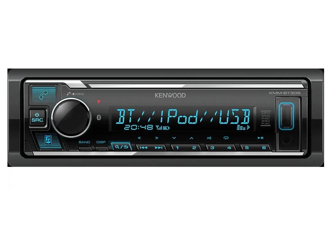 Автомагнитола Kenwood KMM-BT309, цена 4261 грн — Prom.ua (ID#1176666654)