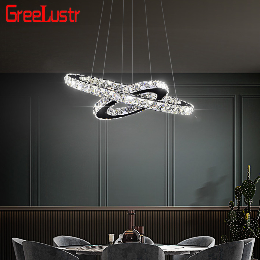 Купить Современные хрустальные светодиодные люстры Greelustr, цена 4800 ...