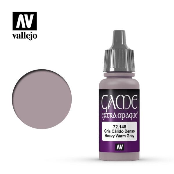 72148 Vallejo Game Color: Extra Opaque Heavy Warm Grey (17ml) (ID ...