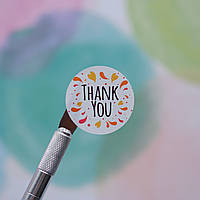 Наклейки Thank you 30мм, 100шт (ID#1186260991), цена: 100 ₴, купить на ...