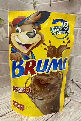 Купити Brumi, Какао, 150 г, Брумі, Напіток вітамінізований, з кальцієм ...