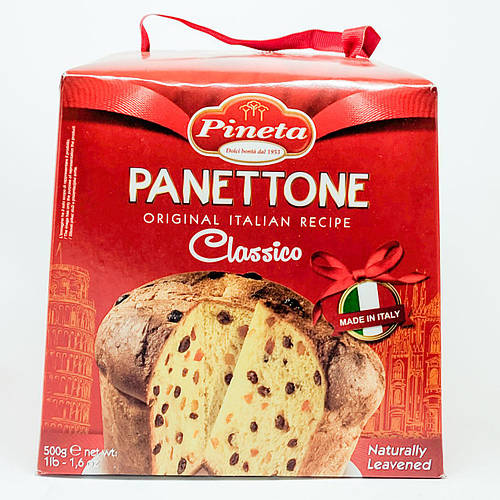Купити Panettone Pineta Панеттон з цукатами 500 грам, ціна 195.30 грн ...