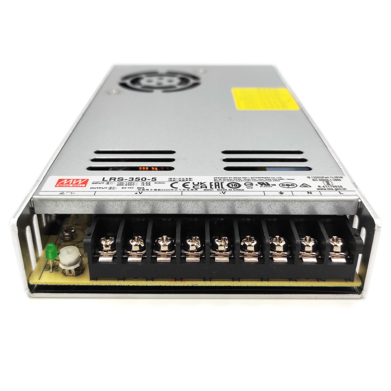 Блок живлення Mean Well 300W 60A 5V IP20 LRS-350-5 (ID#1354294564 ...