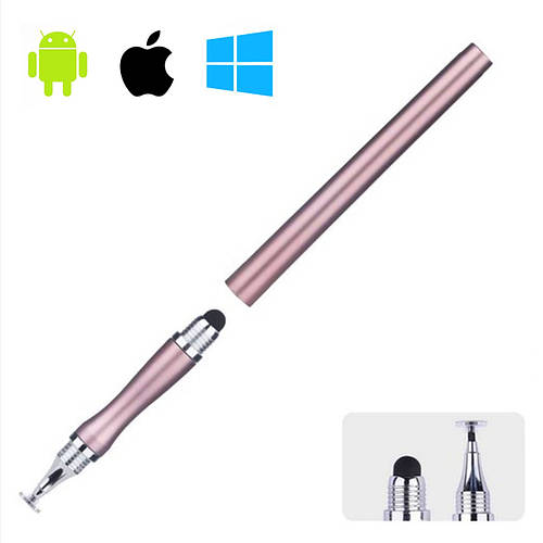 Купить Стилус для сенсорного экрана ST8 Android Iphone Розовый, цена ...