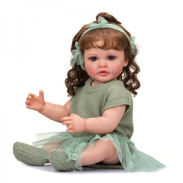 Силиконовая Коллекционная Кукла Реборн Reborn Doll Девочка София Высота ...