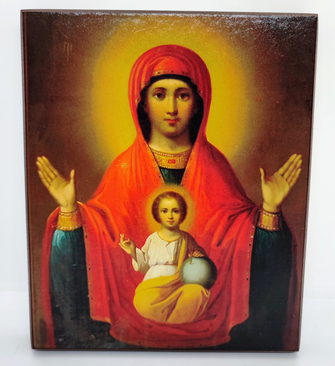 Икона Знамения Пресвятой Богородицы 16×13 см (ID#1775836842), цена: 100 ...