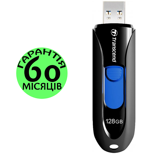 Купить Флешка 128 ГБ Transcend JetFlash 790 USB 3.0, черная, с ...