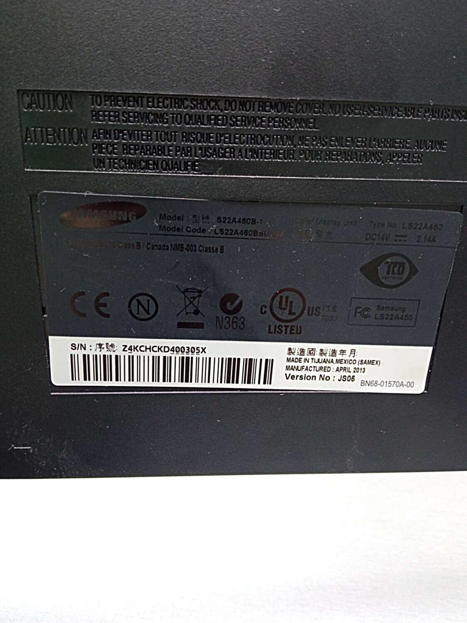 Купить Монитор Б/У Samsung S22A460B, цена 2640 грн — Prom.ua (ID ...