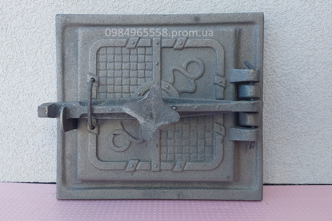 Дверца Топочная с Закруткой "Полесская" 270х240 Чугунная Винт — Купить ...