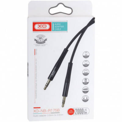 Купити Кабель XO NB-R175B 3.5mm to 3.5mm 2M, ціна 200 грн - Prom.ua (ID ...
