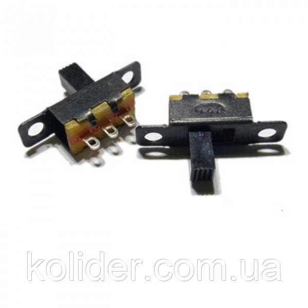 10x Перемикач движковий повзунковий SS12F15VG6 2-смуг 3pin тумблер, ціна 167 грн — Prom.ua (ID ...