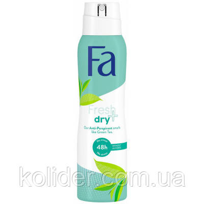 Антиперспирант Fa Fresh & Dry Зеленый Чай 150 Мл (9000100936125 ...