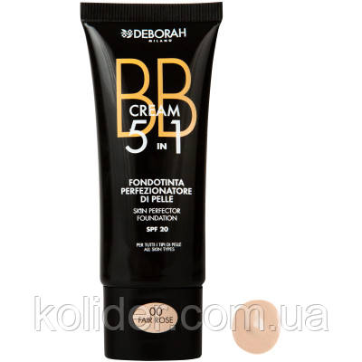 Купить BB-крем Deborah 5-in-1 Foundation SPF20 00 - Fair Rose 30 мл ...