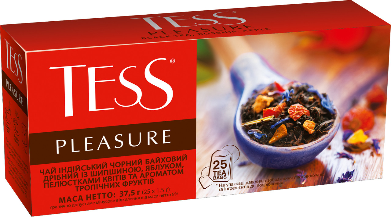 Чай TESS Pleas Black Teа 1,5*25 (Тесс) — Купить Недорого на Bigl.ua ...
