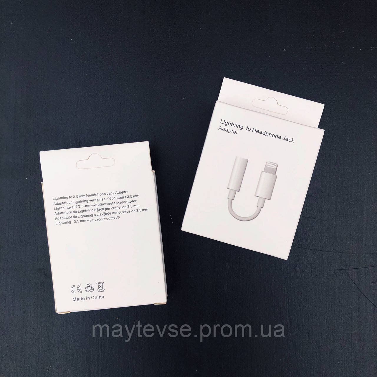 Переходник для айфона с lightning на 3.5mm для наушников, цена 160 грн ...