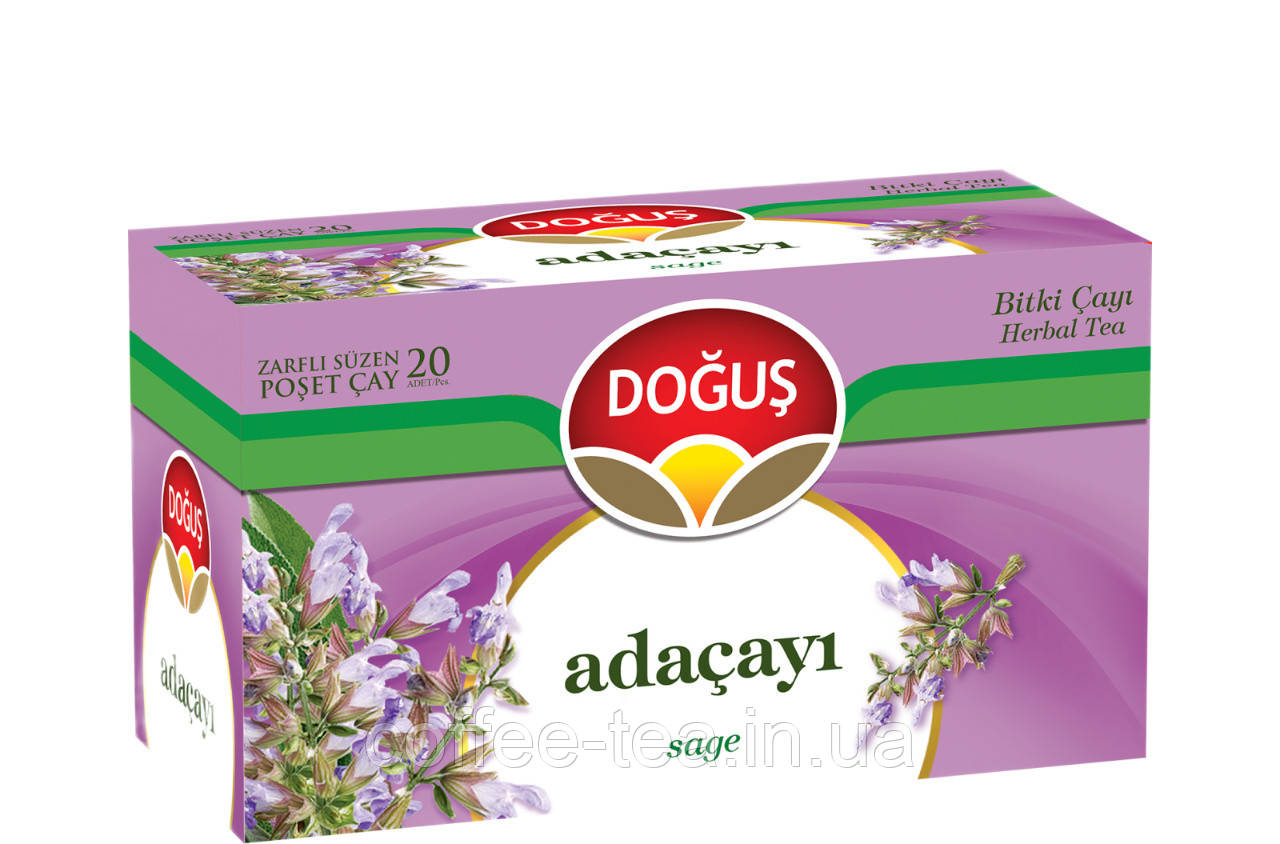 Турецький чай Dogus (з шавлією) - 20 пакетиків: продаж, ціна у Черкасах ...