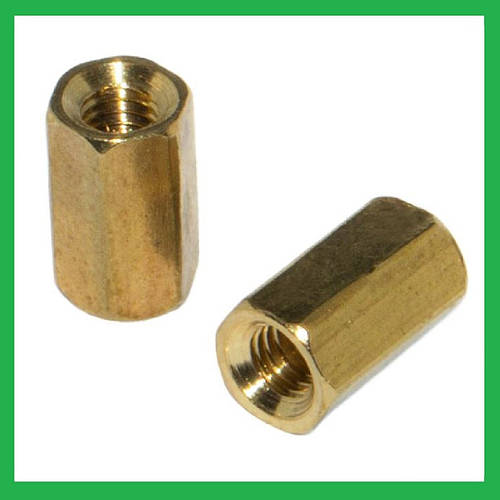 Купить Стойка шестигранная 8мм высотой. M3 гайка-гайка, латунь. 1шт, цена 4 ₴ — Prom.ua (ID ...