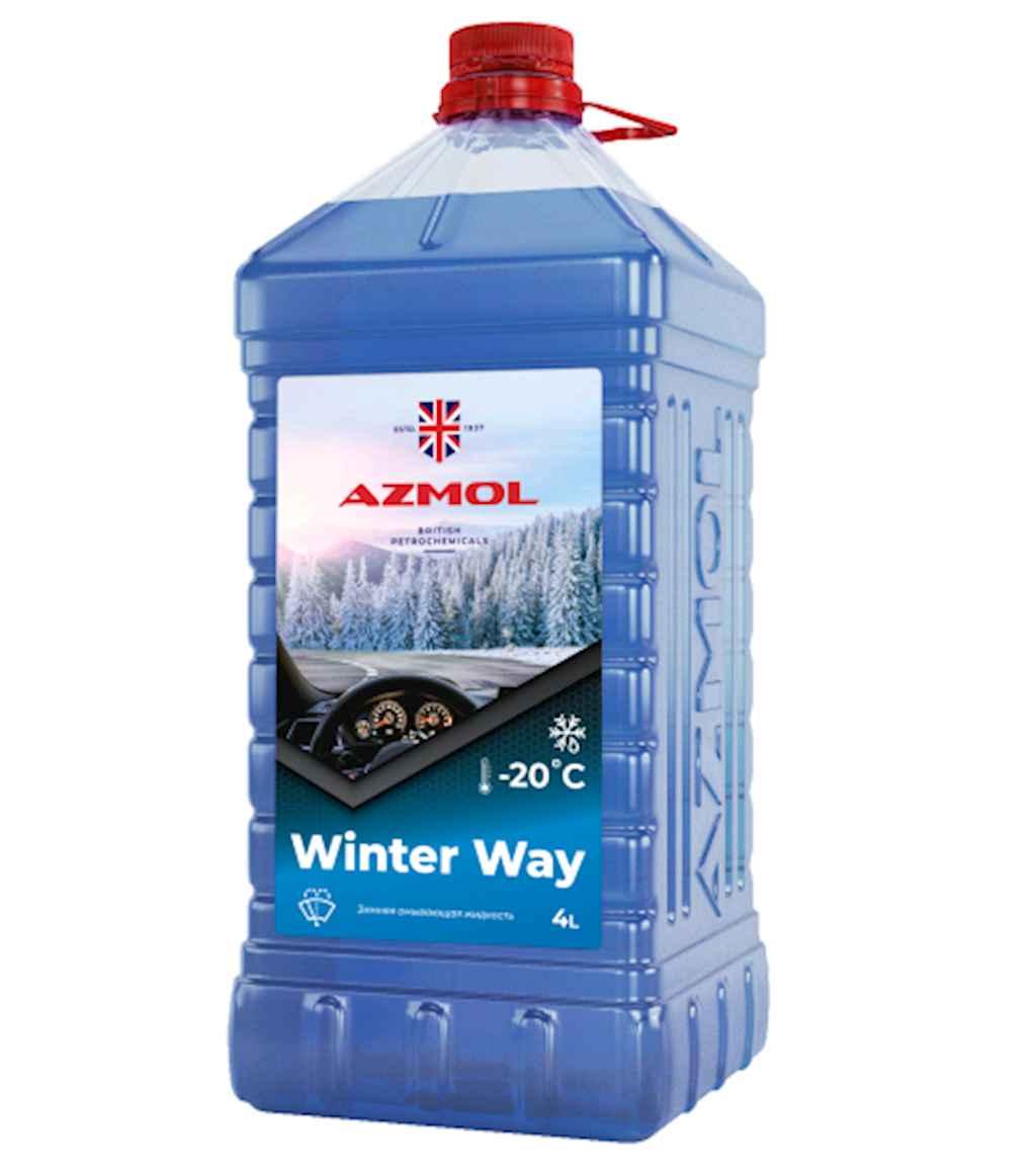 Купить Рідина для омивання скла Winter Way -20 синя, 4л ТМ AZMOL, цена ...