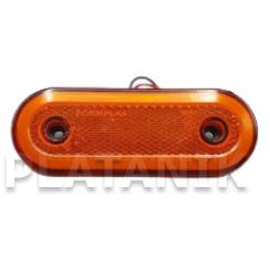 Габаритный Фонарь на Прицеп с Кронштейном Желтый Неон 12-24v LED ...