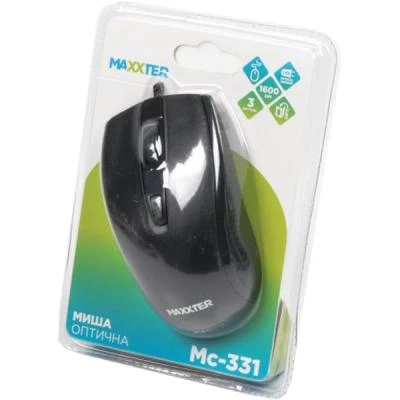 Комп'ютерна миша Maxxter MC-331 Black NEW: продаж, ціна у Києві. Комп'ютерні миші від "775 ...