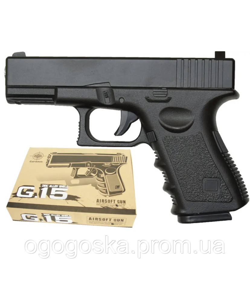 Купить Страйкбольный пистолет Глок 17 (Glock 17) Galaxy G15, цена 630 ...