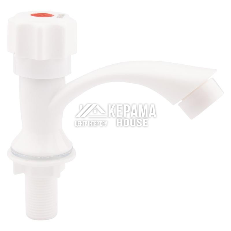 Кран на Одну Воду для Раковины Brinex BW 0221 (ABS Пластик, Белый ...