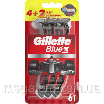 Купити Бритва Gillette BLUE 3 6шт (7702018516759/7702018362585), ціна ...