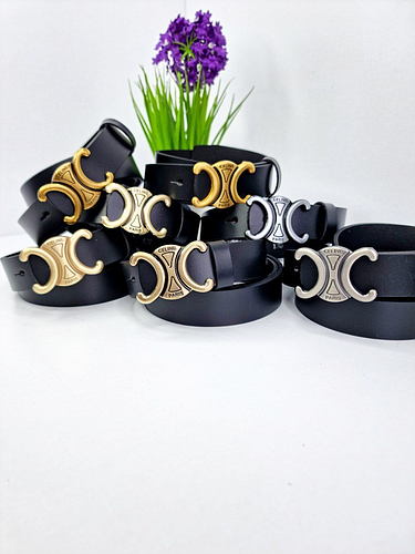 Купити Жіночий шкіряний ремінь Celine Селін 3 см у кольорах, ремені з ...