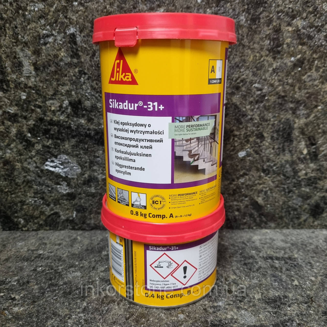Купити Клей-епоксидний Sikadur -31+ 0.8+0.4кг., ціна 1350 грн - Prom.ua ...