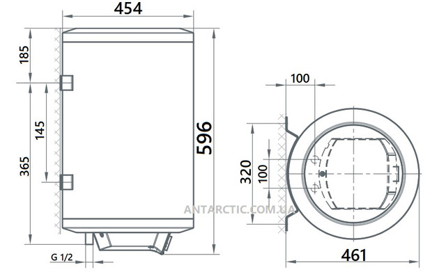 Бойлер, Водонагреватель GORENJE GBFU 50 SIM/V9 Л, Литров, Электрический ...