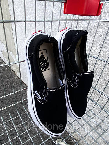 Купить Vans Classic Slip-On Black White, цена 1299 ₴ — Prom.ua (ID ...
