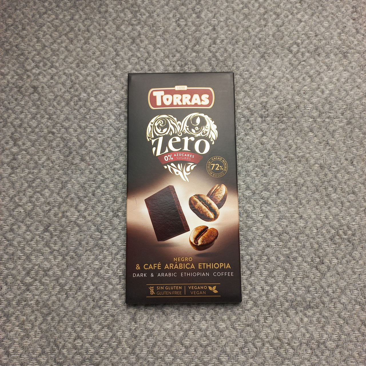 Купить Шоколад Torras - Negro & Cafe Arabica Etniopia 72% - 100 грам ...