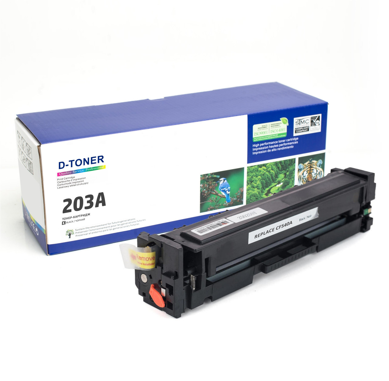Сумісний картридж HP 203A BLACK (CF540A) чорний, стандартний ресурс ...