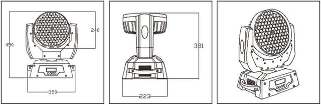 Заказать POWERlight ML-108 (RGBW) Светодиодная вращающаяся голова по ...