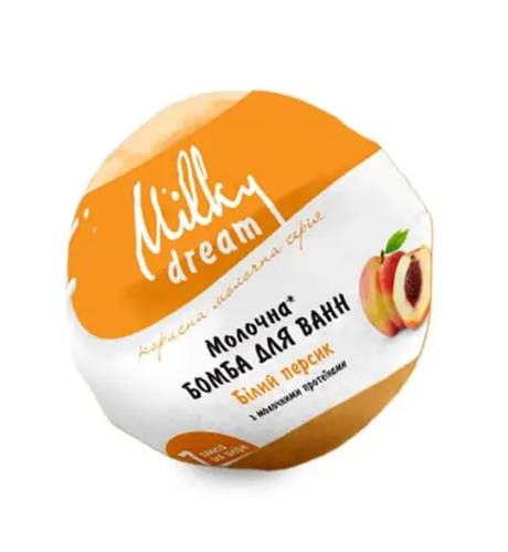 Купити Milky Dream Бомба для ванн «молочна, Білий персик», 100 г, ціна ...